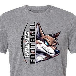 Wolves / Coyotes Football Design, Digital File PNG. Instant Download ...