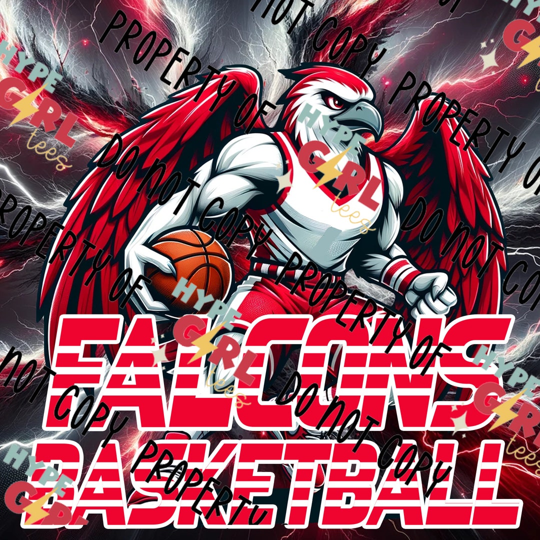 Falcon Basketball Mascot PNG, Digital File Instant Download. Other ...