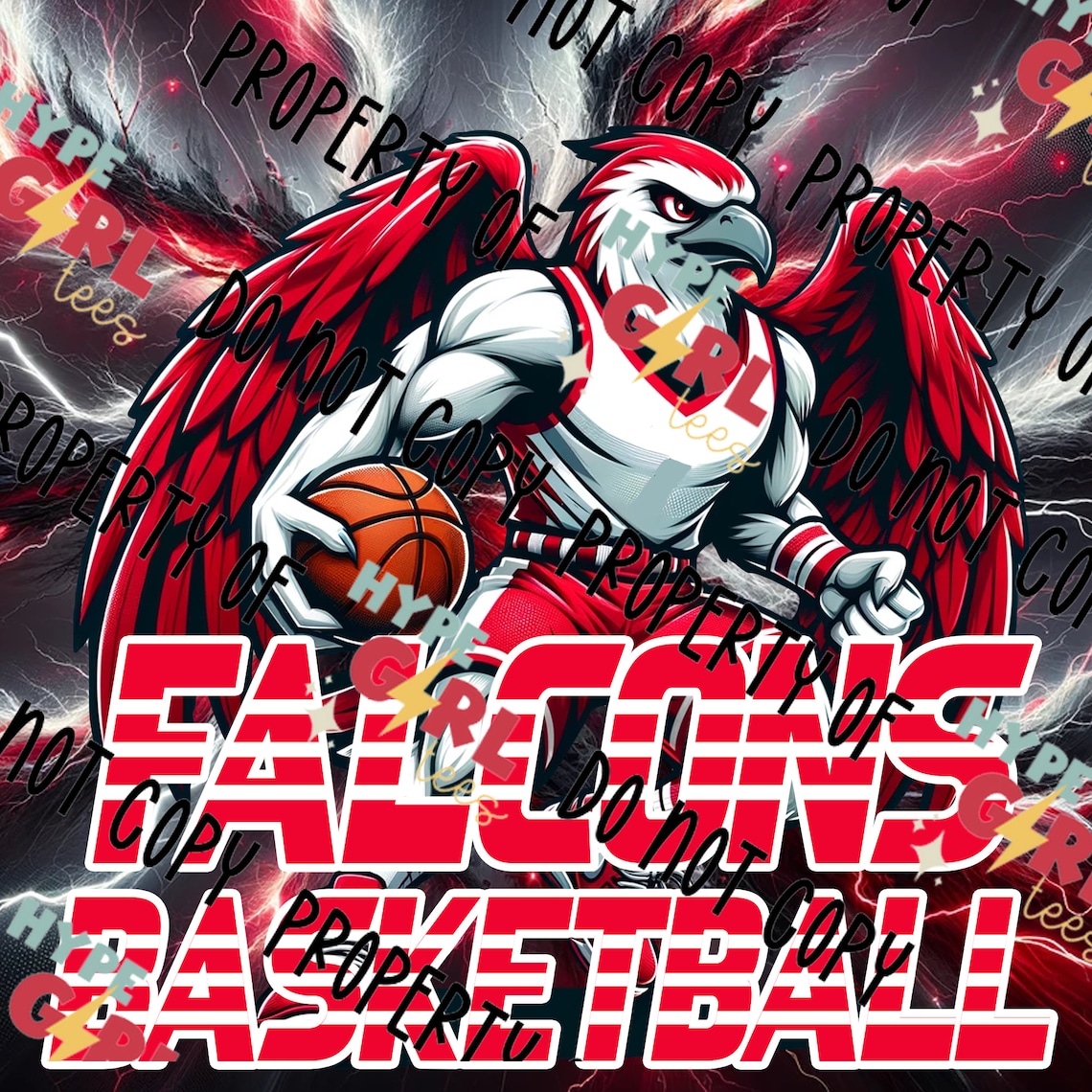 Falcon Basketball Mascot PNG, Digital File Instant Download. Other ...