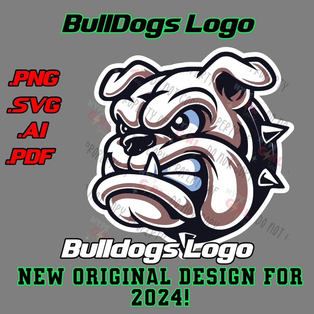 NEW Bulldogs Logo SVG + PNG, Instant Download. Edit the Colors Yourself ...