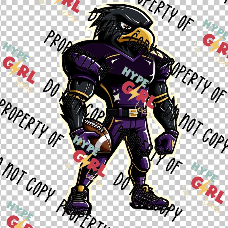 Ravens Football PNG Digital File. Purple & Gold Variation. Other Colors ...