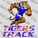 Tigers Track Mascot PNG Digital File. Blue & Orange Variant. OTHER ...
