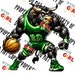 Bulls Basketball PNG, Green & Black Variation. Others Colors Available ...