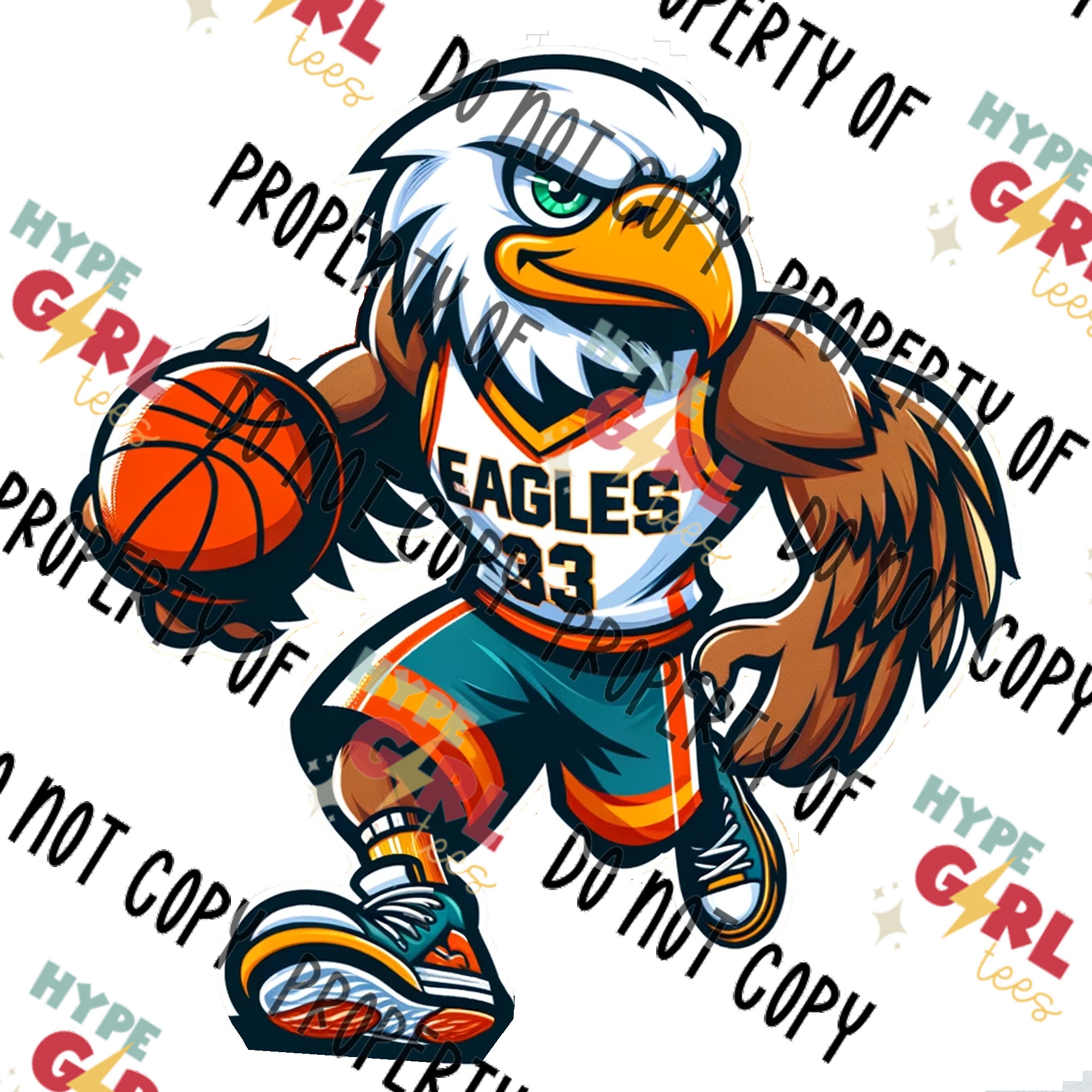 Kids Eagles Basketball Mascot Digital File. Kids Eagles Logo. - Etsy