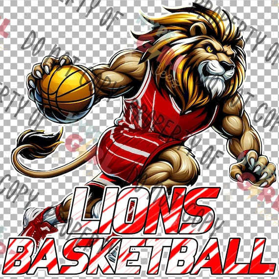 Face Of A Lion Clipart And Basketball