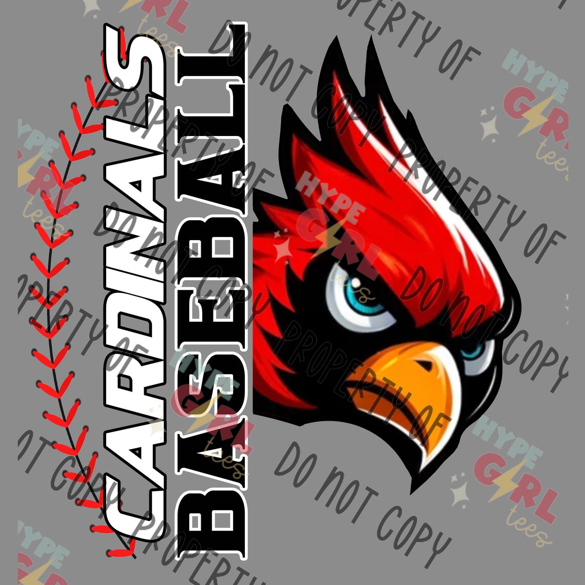 Cardinals Baseball / Softball Design, Digital File PNG. Instant ...