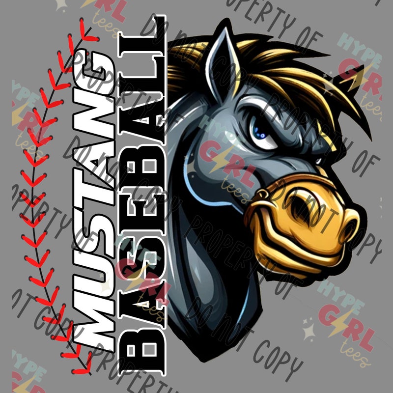 Mustang Baseball - Etsy