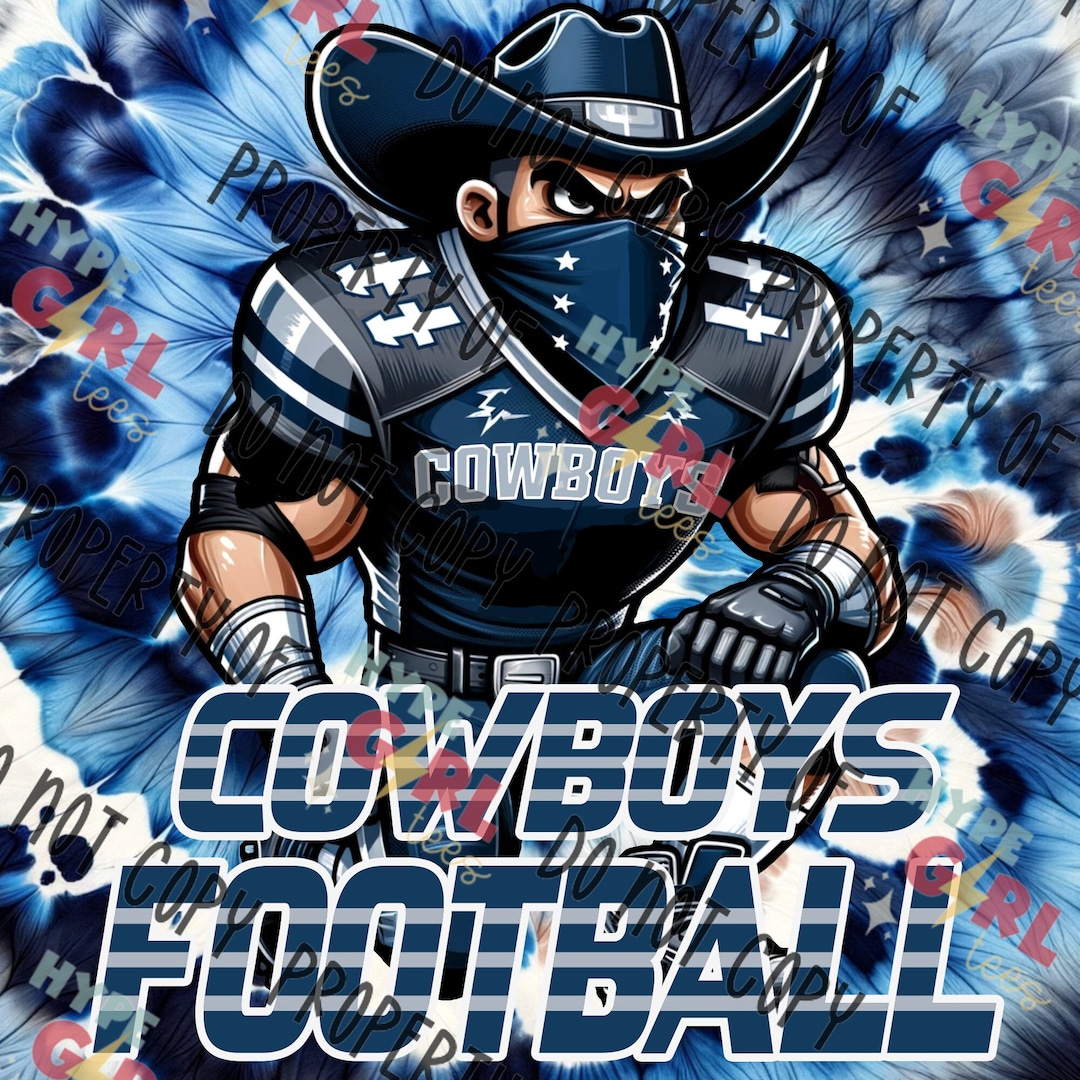 Cowboys Football PNG Digital File. Blue & Silver Variation. Other ...