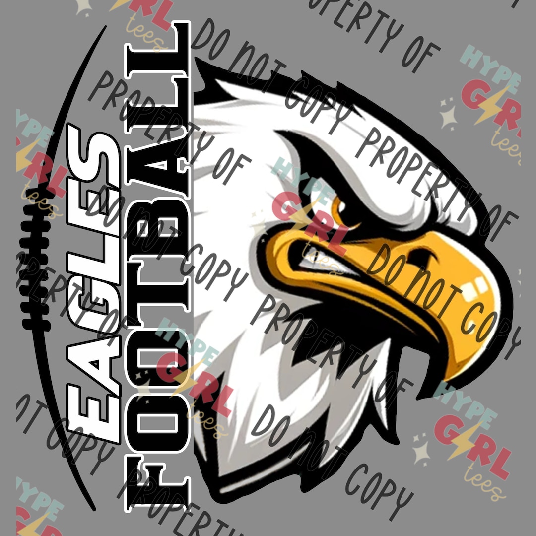 Eagles Football Design, Digital File PNG. Instant Download, Ready to ...