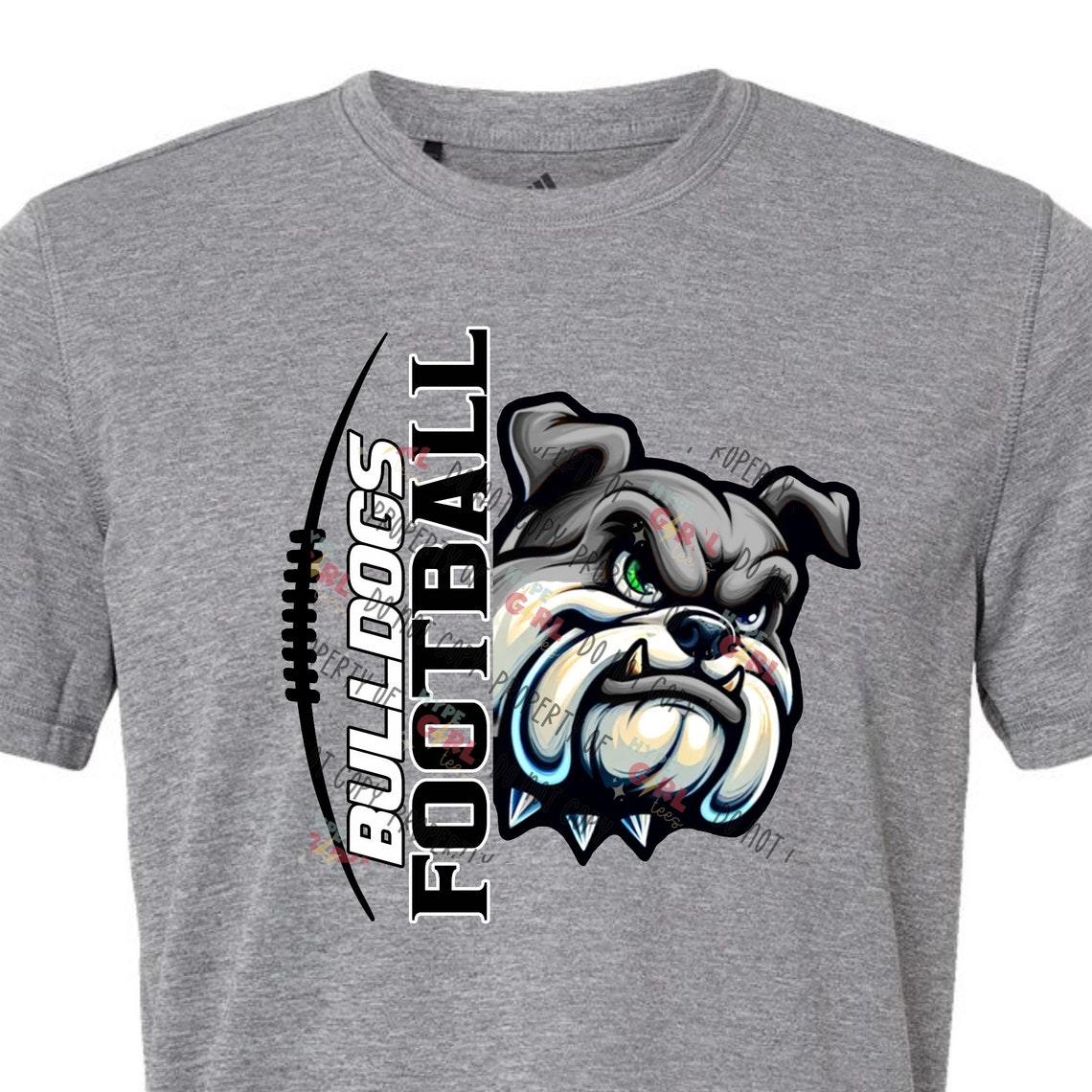Bulldogs Football Design, Digital File PNG. Instant Download, Ready to ...