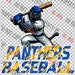 Panther Baseball Mascot PNG Digital File. Blue & Gold Variant. OTHER ...