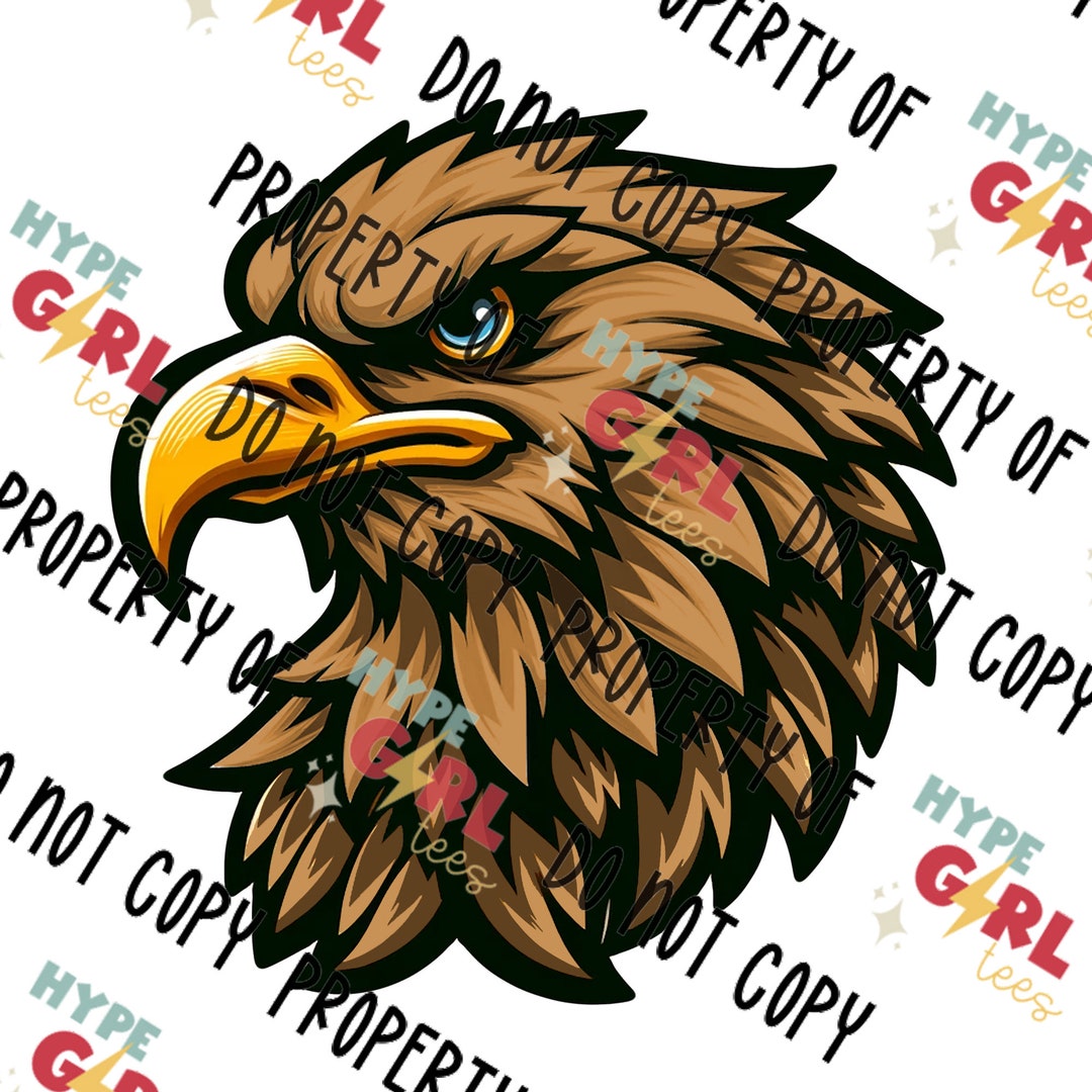 Hawk Logo PNG, Digital File. Hawk Design for a Sports Team or School ...