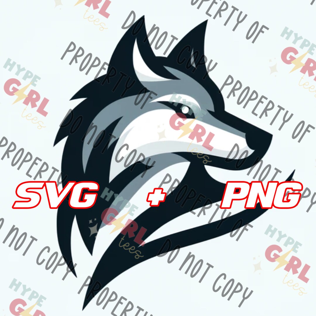 Wolf Logo PNG & SVG Digital File. Wolves Logo Instant Download. TONS of ...