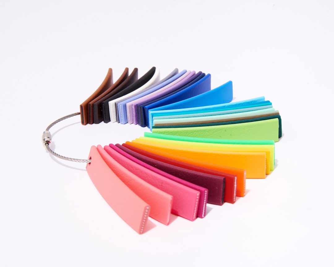 Biothane Color Sample Ring: 33 Colors of Waterproof Biothane With ...