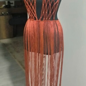 Macrame Dress , Bohemian Macrame Dress for Photoshoot , Boho Festival ...