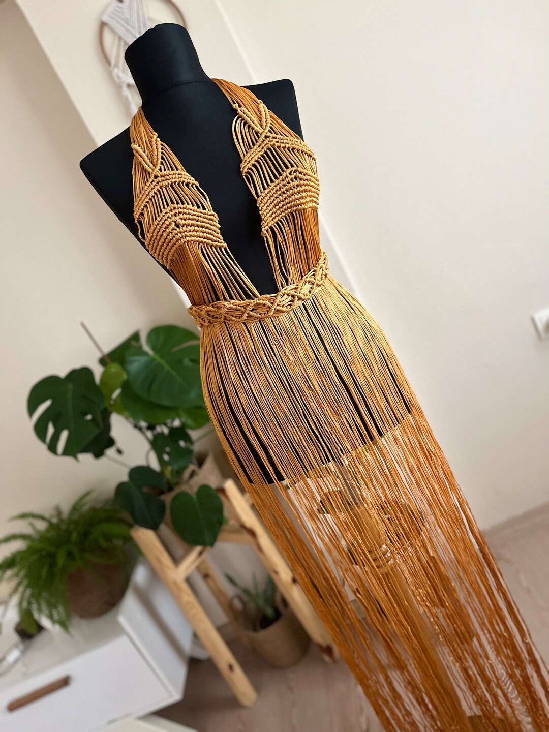 Macrame Dress, Burning Man Festival, Bohemian Dress, Beach Dress ...