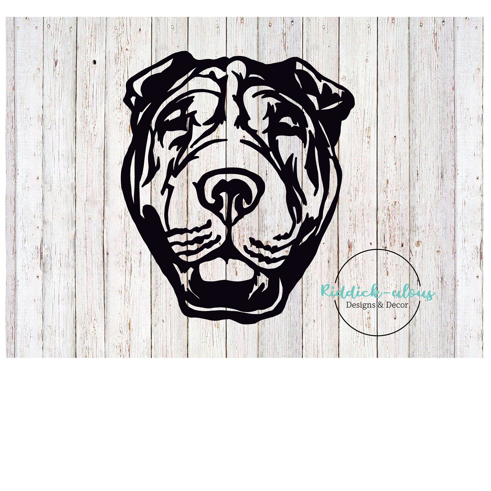 Shar Pei SVG | Etsy