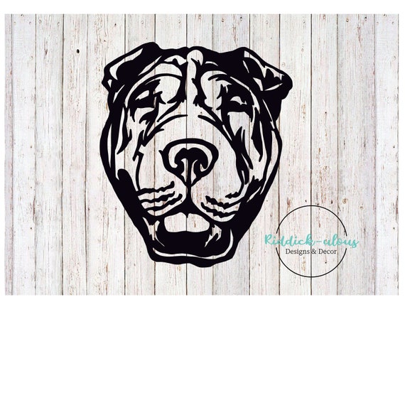 Shar Pei SVG - Etsy