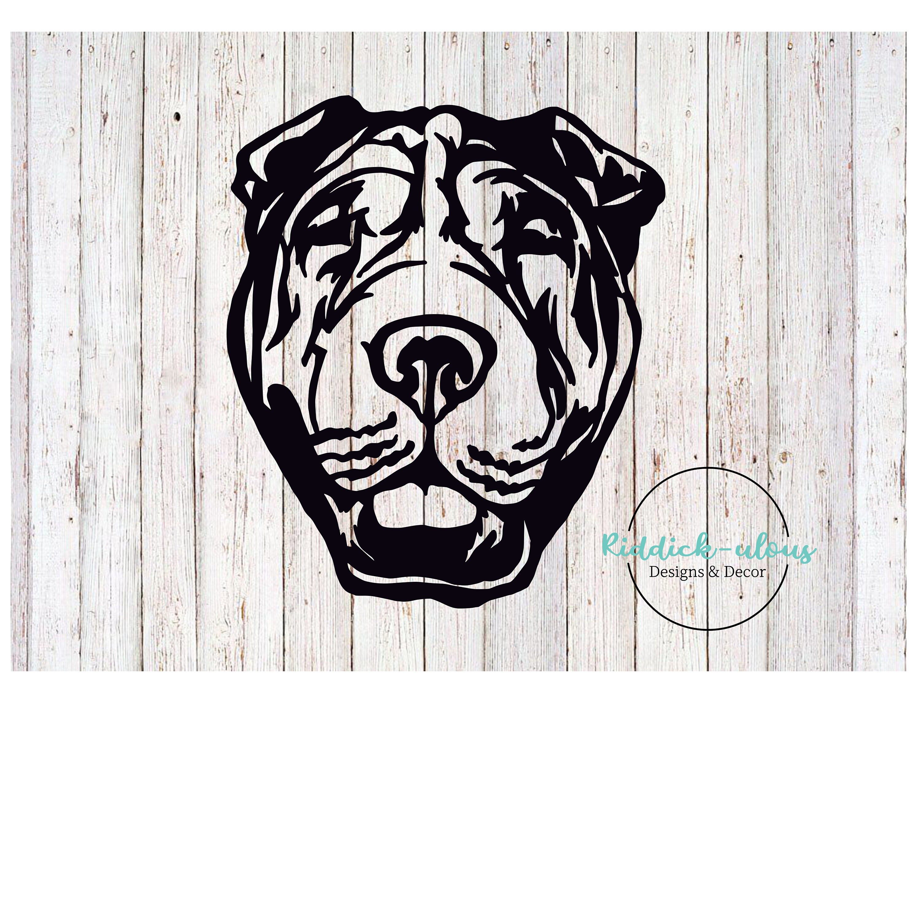 Shar Pei SVG | Etsy