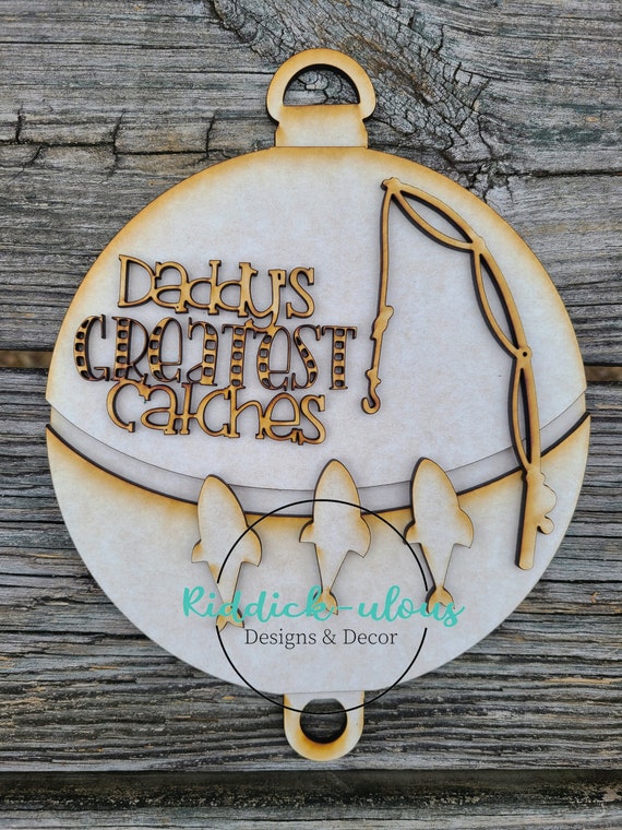 Daddy's/grandpa's Greatest Catch SVG - Etsy Australia