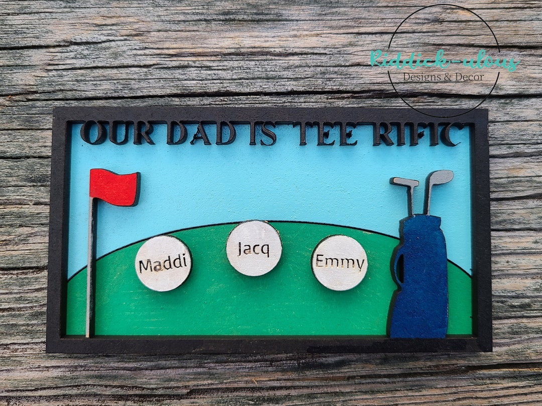 Father's Day Golf SVG Tee-rific SVG - Etsy