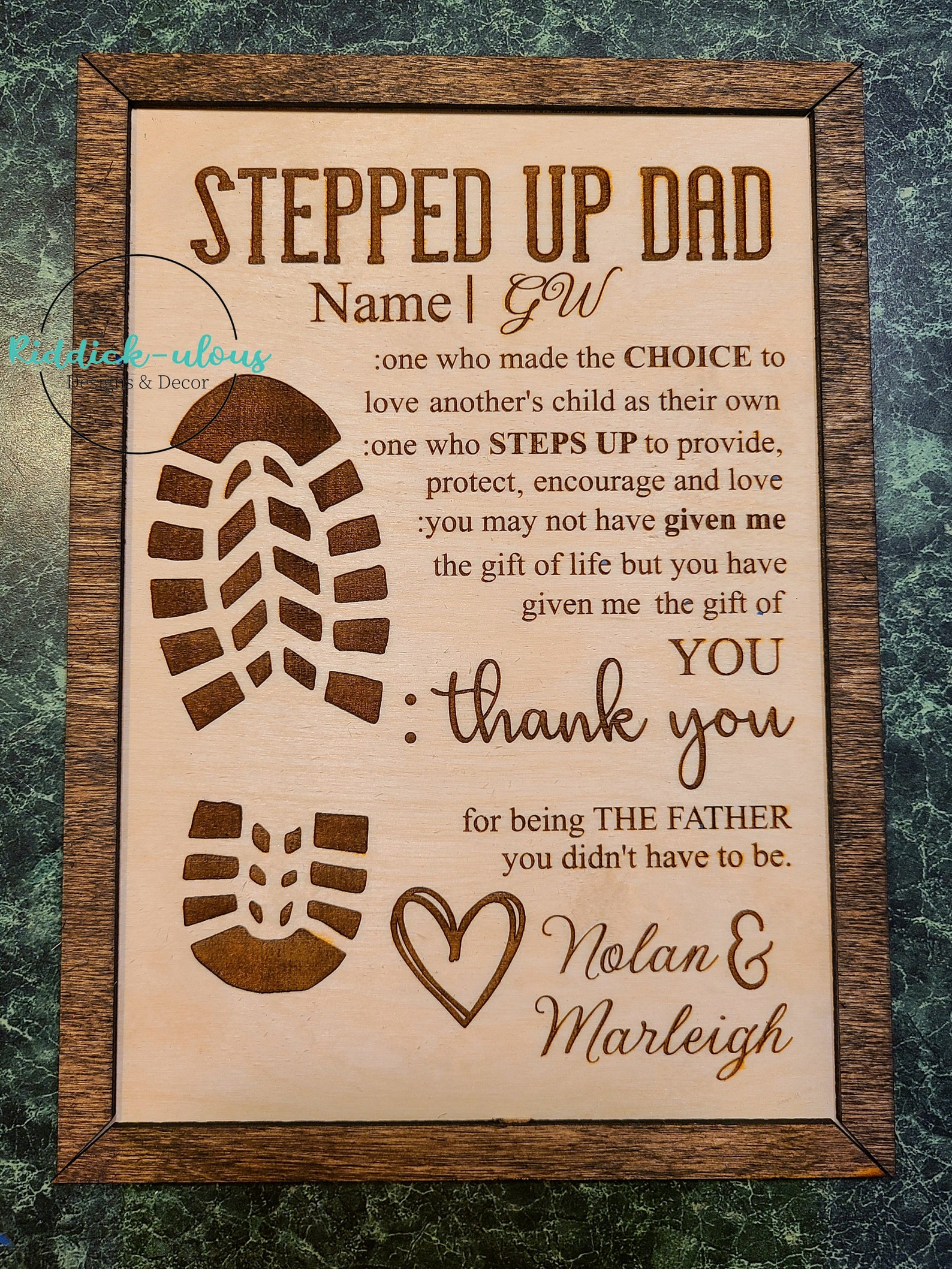 Stepped up Dad SVG ONLY - Etsy