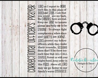 CUSTOMIZABLE Correctional Officer Cross Memorial - Etsy