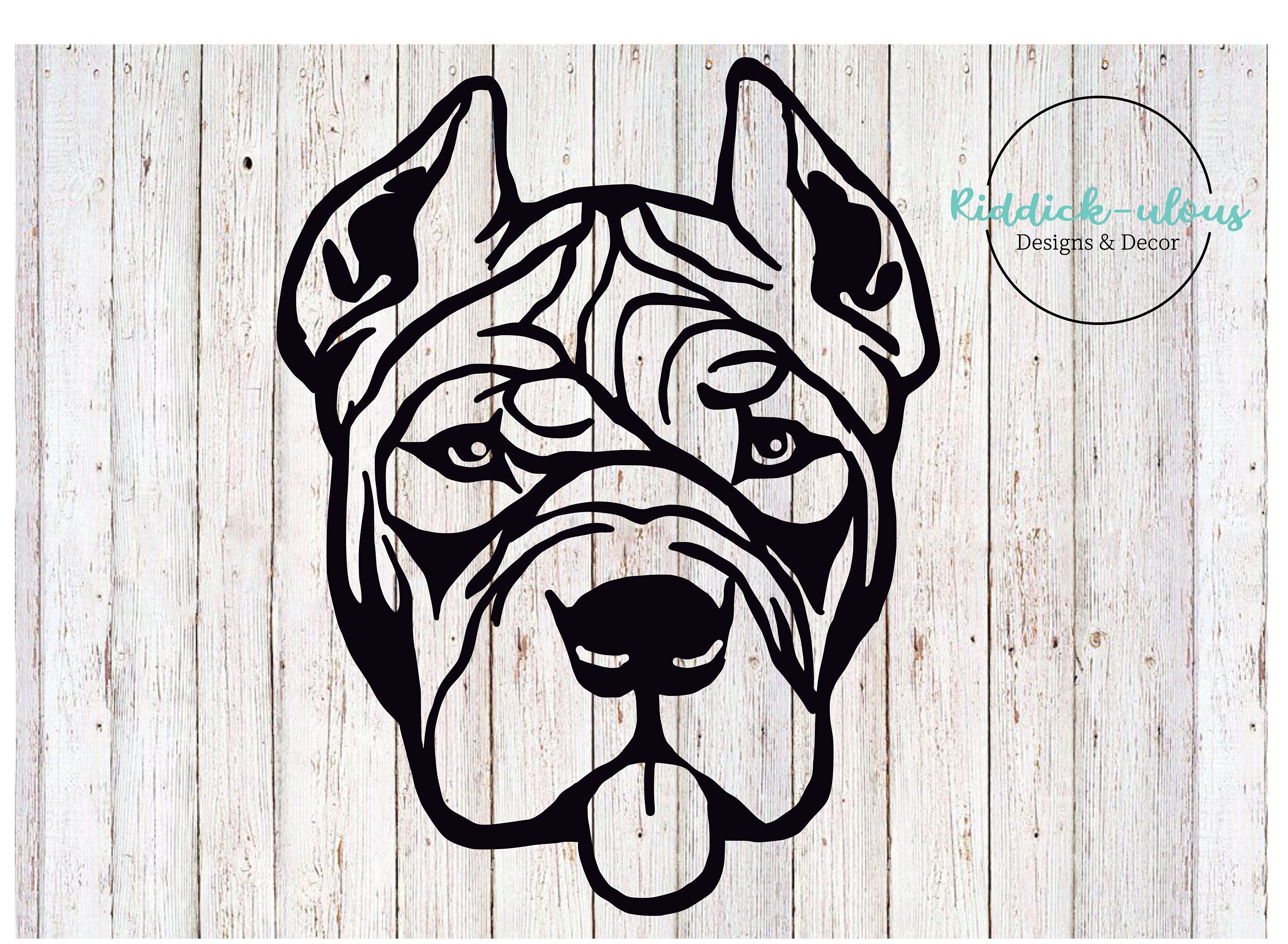 Pitbull SVG | Etsy