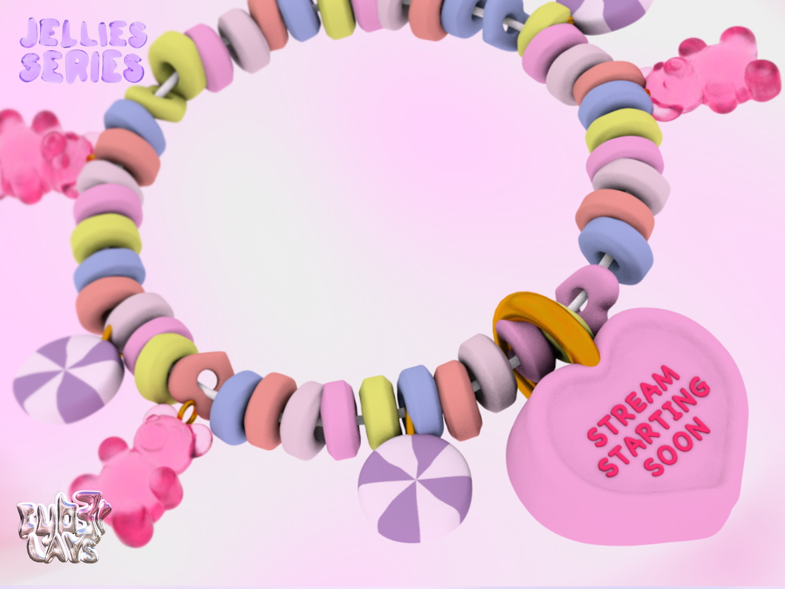 Twitch Streaming Y2k Candy Necklace Starting Soon Animated Screen - Etsy