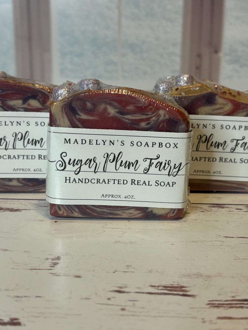 Sugar Plum Fairy Handcrafted Cold Process Real Soap - Etsy