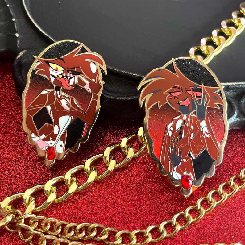 Hazbin Hotel "red Carpet" Spider Brothers Fanpins - Etsy