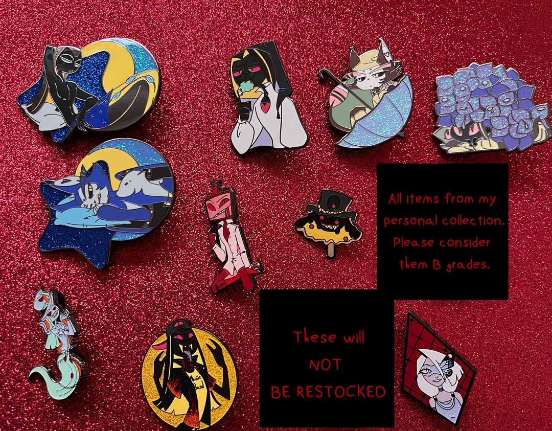 Last Chance Fanmade Hazbin Hotel Pins (read Desc)!! - Etsy UK