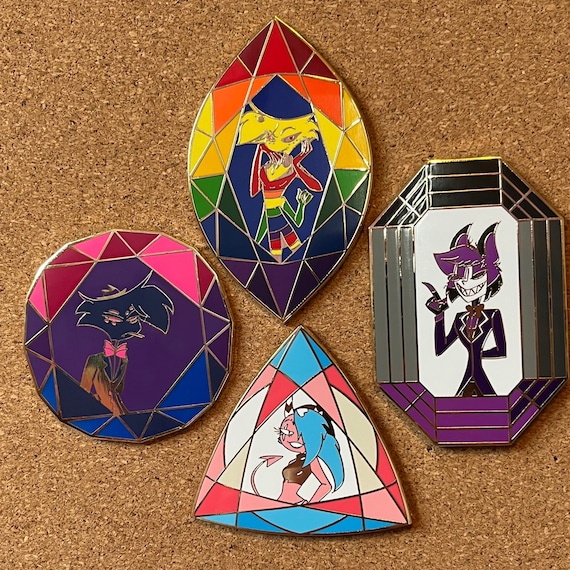 You're A Gem Hellaverse Pride Fanpins - Etsy