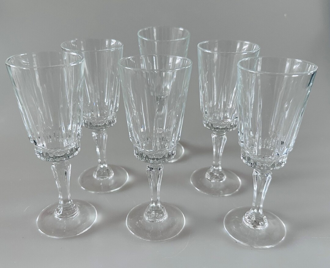 Set of 6 Sherry / Port / Liqueur Glasses New Condition - Etsy