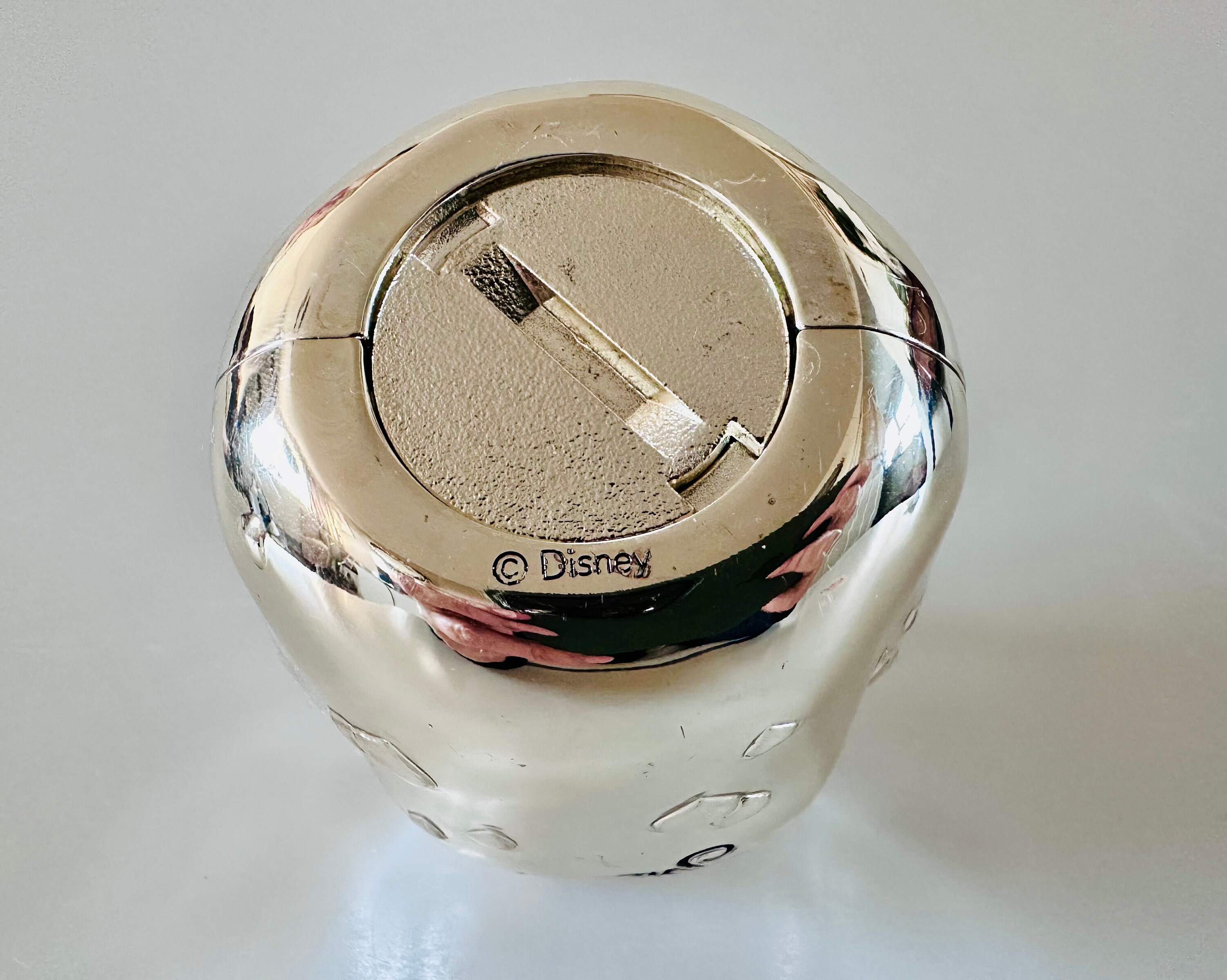 Rare Walt Disney Vintage Snow White Silver Plated Apple Money Box ...