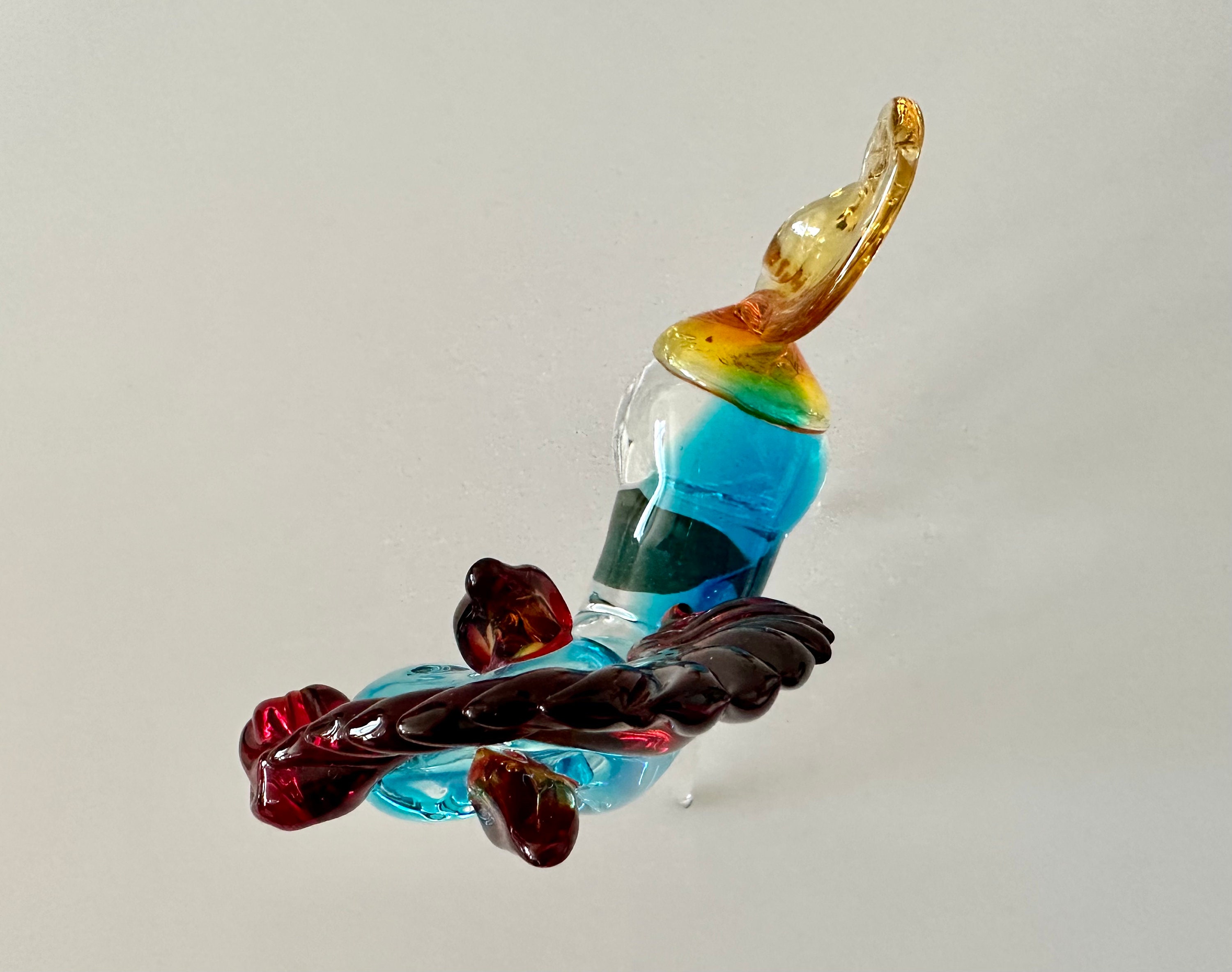 MURANO Glass Sculpture Horse 8.3 Original Sticker, Home Decor ...