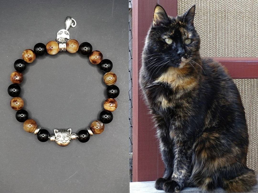 Tortoiseshell Cat Bracelet | Cat Bracelet | Cat Lover Gift | Cat ...