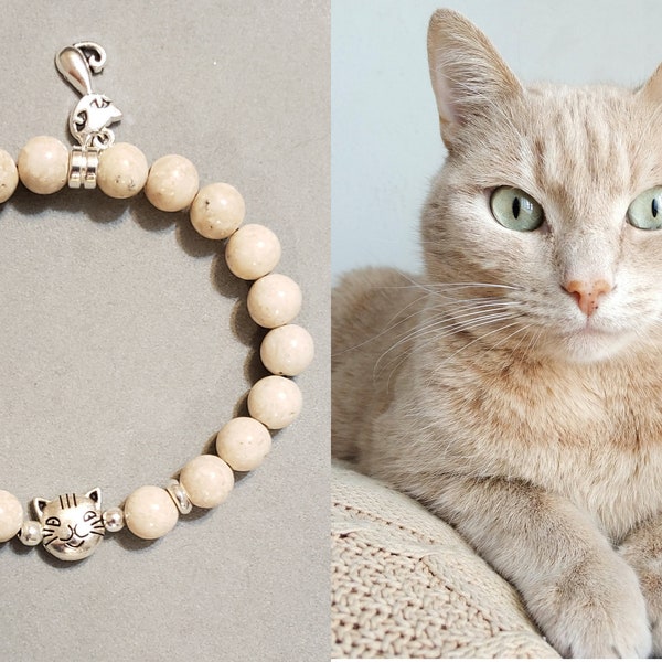 Cat Charm Bracelet - Etsy