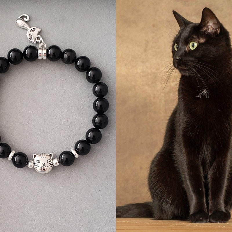 Cat Charm Bracelet - Etsy