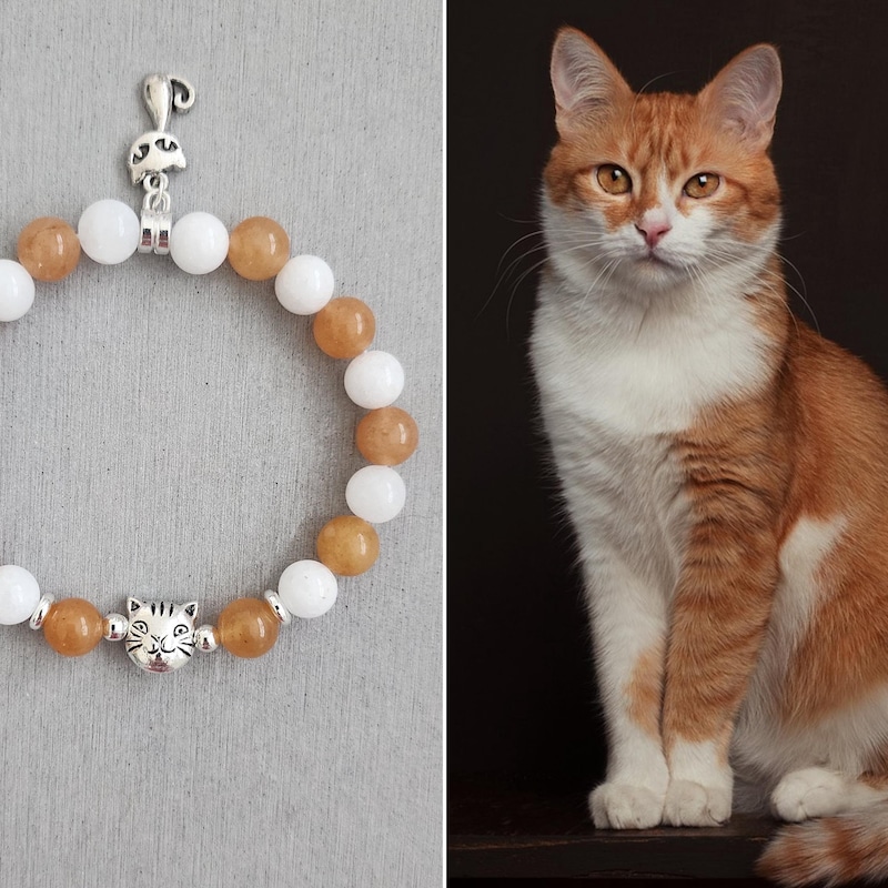 Cat Charm Bracelet - Etsy