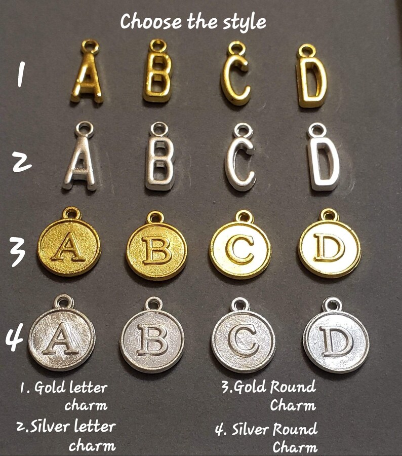 Alphabet Bracelets | Unisex Bracelet | Alphabet Bracelet | Name Charm ...