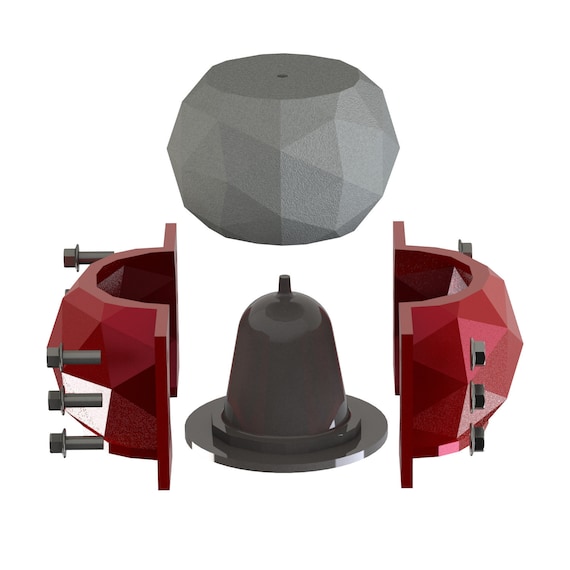 GEO CONCRETE MOLD stl File | Etsy