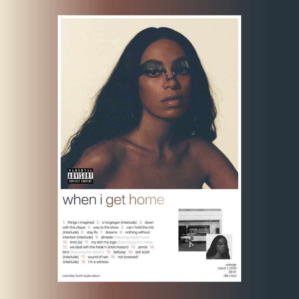 Solange Printable Album Art Music Poster - Pack of 2 - Etsy