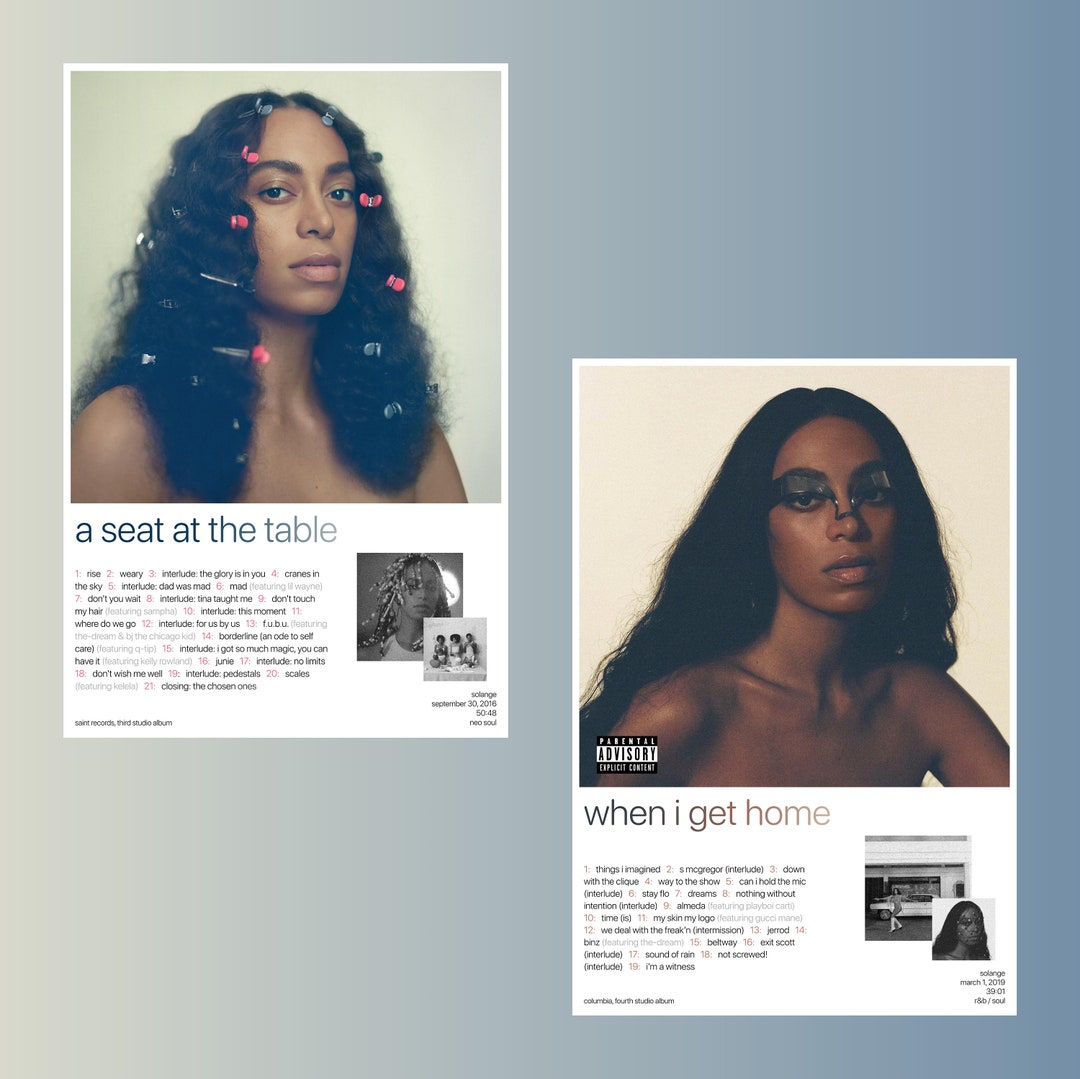 Solange Printable Album Art Music Poster - Pack of 2 - Etsy