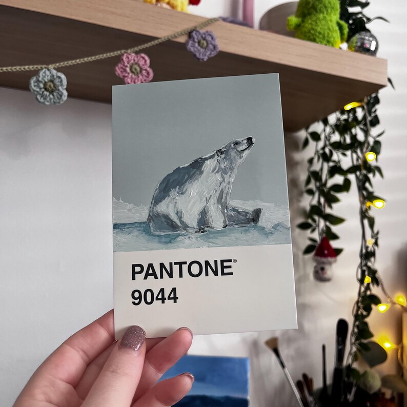 Pantone Polar Bear - Etsy