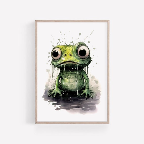 Cute Frog Painting