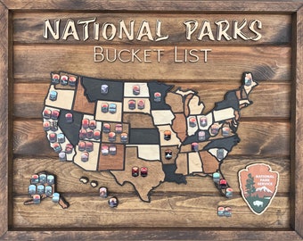 Bucket List Map - Etsy