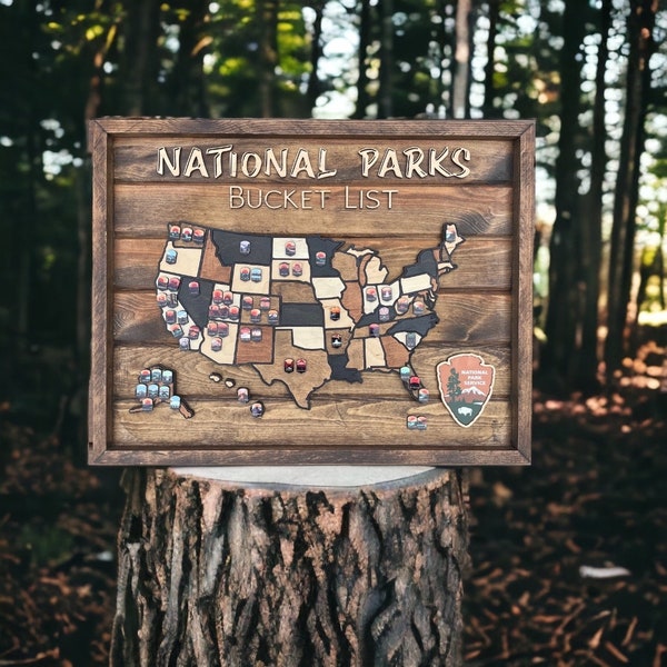 Bucket List Map - Etsy