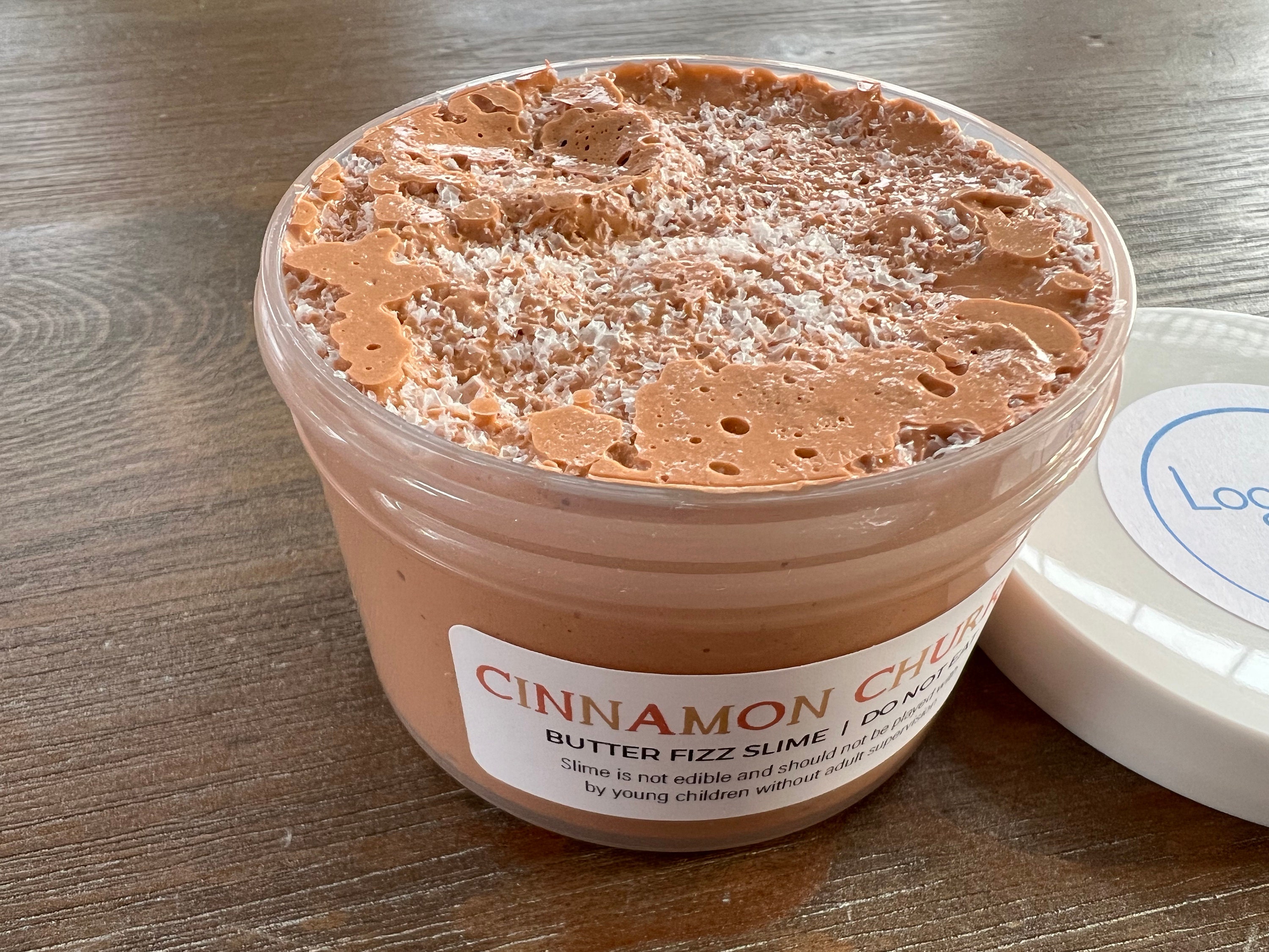 Cinnamon Churro Slime Butter Fizz Slime Cinnamon Scented - Etsy