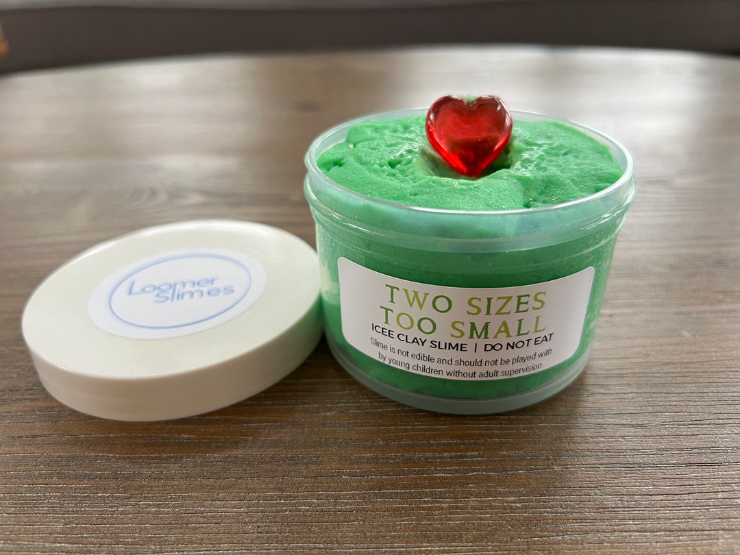 Two Sizes Two Small the Grinch Icee Slime Lemon. Pound Cake Scented ...